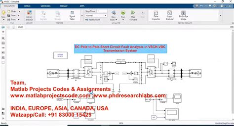 Dc Pole To Pole Short Circuit Fault Analysis In Vsc Hvdc Transmission
