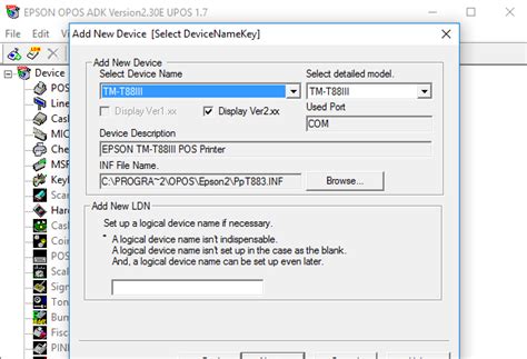 Using Epson Opos With Pos X Thermal Printer Pos X