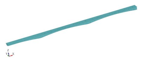 The Finite Element Model Of The Bridge A Main Beam B Pier Columns