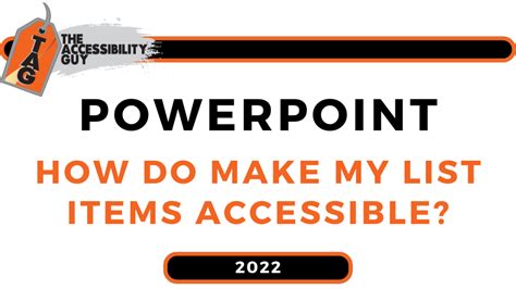 Creating An Accessible Powerpoint Step By Step Guide