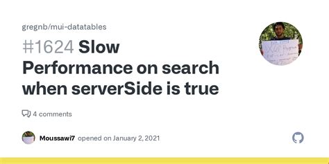 Slow Performance On Search When Serverside Is True · Issue 1624 · Gregnbmui Datatables · Github