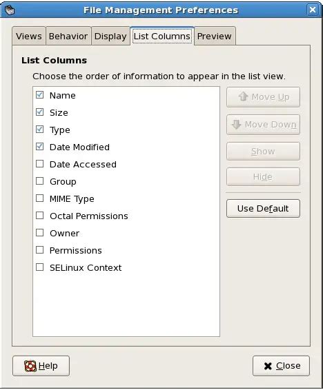 Configuring The Rhel 5 File Manager Techotopia