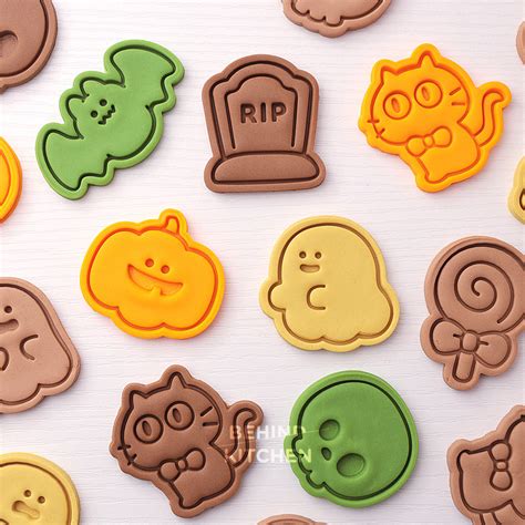 아이 기여~ 8종 할로윈 시리즈 할로윈 쿠키커터 잭오랜턴 쿠키틀 고양이 쿠키틀