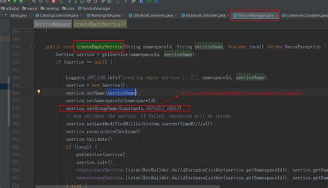 com re service groupname value error · issue