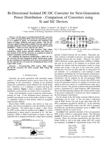 Bi Directional Isolated DC DC Converter For Next Generation Power