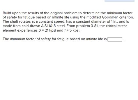 Build Upon The Results Of The Original Problem To