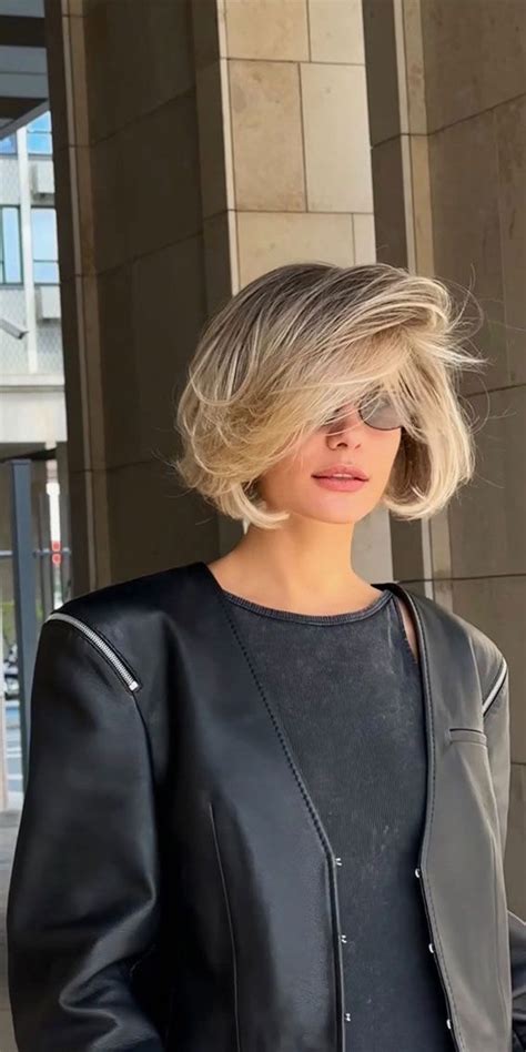 Sassy Short Hairstyles For Modern Elegance Soft Layered Chin Length