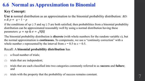 Normal As Approximation To Binomial Pptx Computer Software And