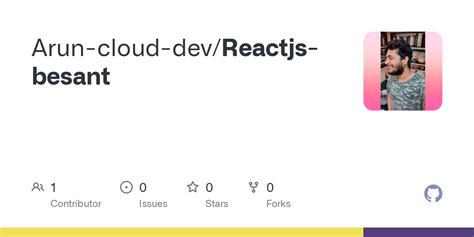 Github Arun Cloud Devreactjs Besant