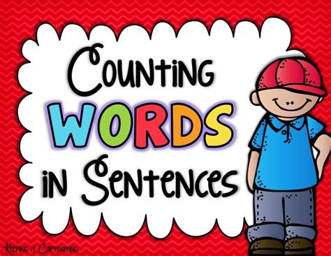 Counting Words In Sentences Words Phonological Awareness Activities Sentence Activities