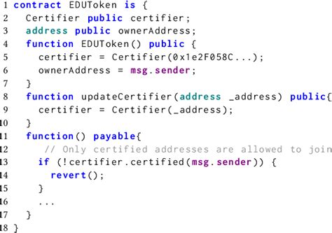 Figure 1 From Finding Permission Bugs In Smart Contracts With Role