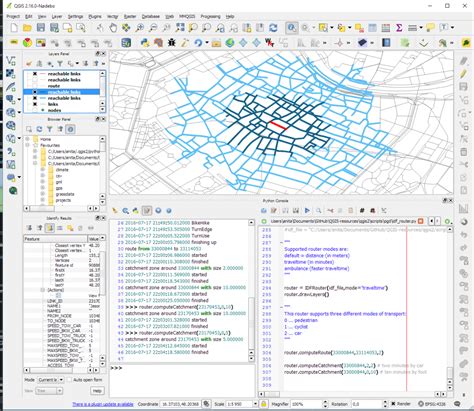 Traveltime Routing And Catchment Extension For The Qgis Idf Router Free And Open Source Gis
