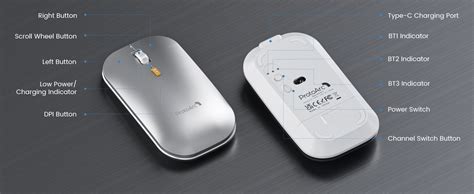 Protoarc Backlit Bluetooth Keyboard Mouse For Mac Km100 A Ultra Slim Wireless Keyboard Mouse