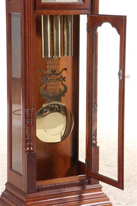 Sligh Colonial Style Grandfather Clock Ebth
