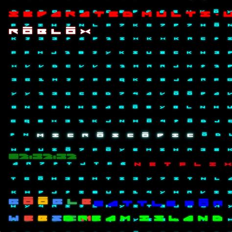 Microscopic Interactive Letters