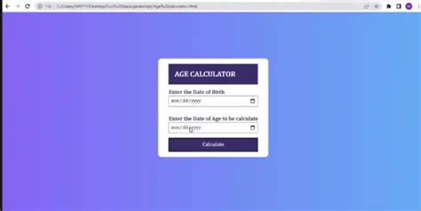 madhu mathi s on linkedin javascript webdevelopment codingjourney agecalculator techprojects…