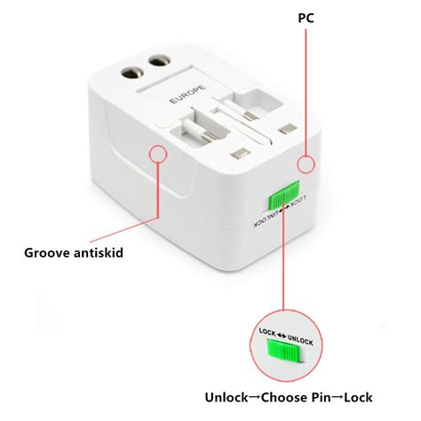 Universal Usb Multi Plug Travel Adapter International Converter Power
