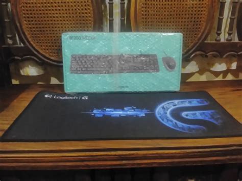 Logitech Mk200 Keyboard And Mouse Combo With Logitech Gaming Mouse Pad Large Computers And Tech