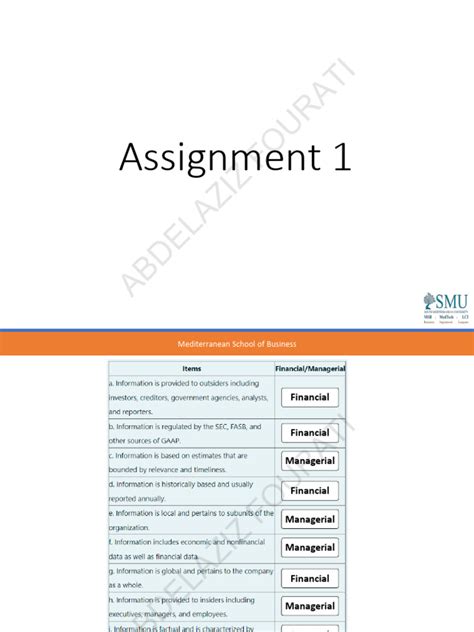 assignment 1 solution pdf salary conflict of interest