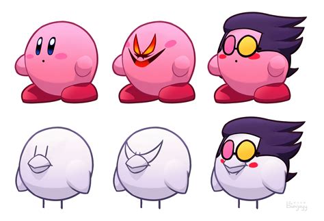 Tried Recreating The Nes Kirby Sprite And Animating It 2 Versions R Kirby