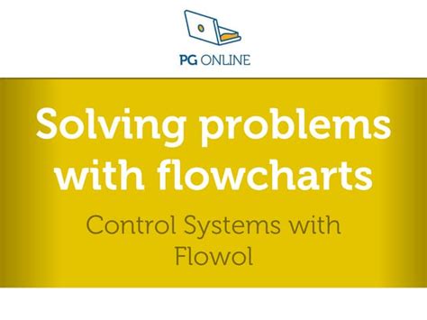 Flowol L1 Flowcharts Pptx This Is A Leson A Pptx