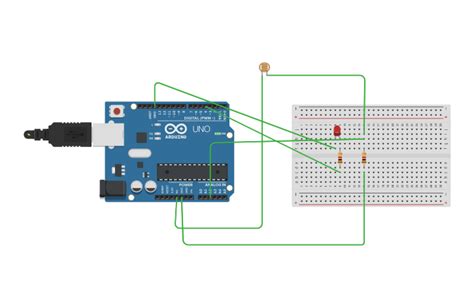 Circuit Design To Control Brightness Of Led Using Ldr Tinkercad