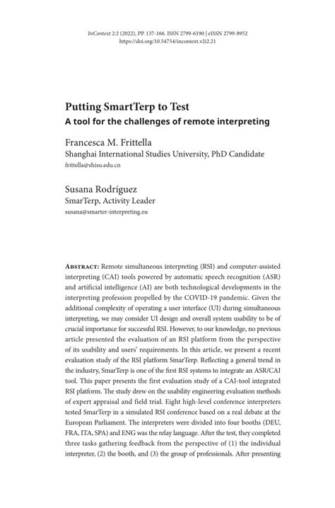 pdf putting smartterm to test a tool for the challenges of remote