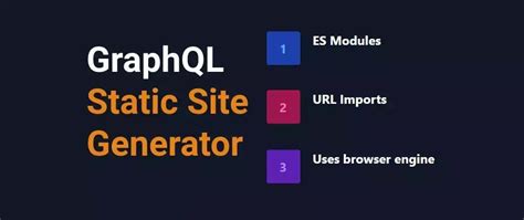 graphql static site generator 🔧 r programming