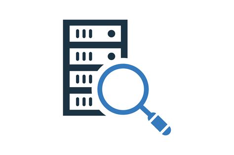 Database Search Icon Graphic By 121icons · Creative Fabrica