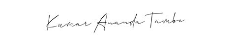 96 Kumar Ananda Tambe Name Signature Style Ideas Great Autograph