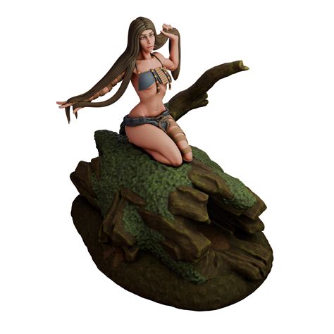 Exclusive Forest Girl Dressed And Naked Stl Product Bundle By Chart