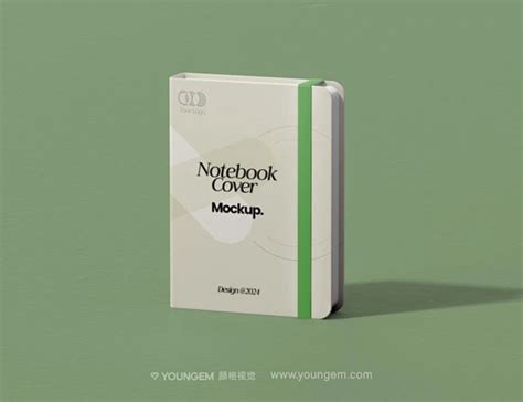 硬面笔记本书本模型封面展示设计贴图ps样机素材 4psd下载 颜格视觉 花瓣网