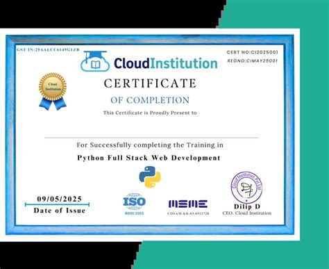 Python Full Stack Training Cloud Institution