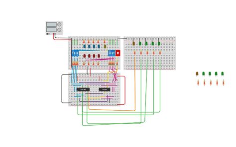 Circuit Design Eh 4 Bit Adder Subtractor Tinkercad