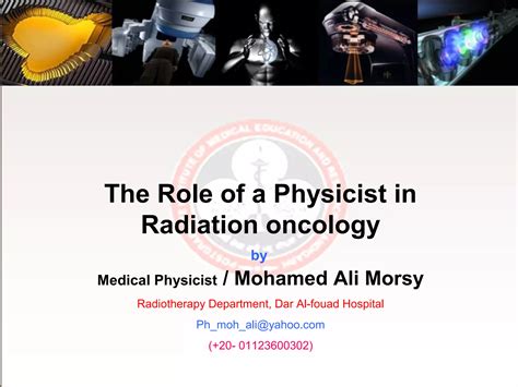 The Role Of A Physicist In Radiation Oncology Ppt