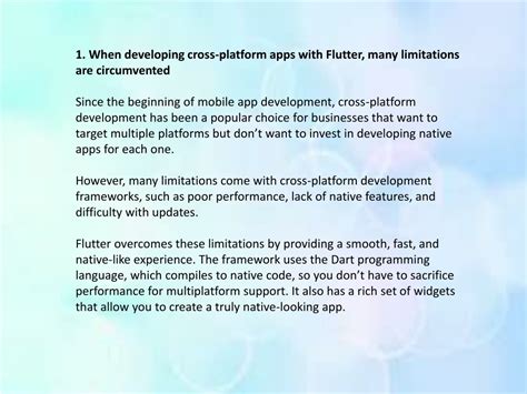 Ppt Why Should Startups Choose Flutter For Mobile App Development