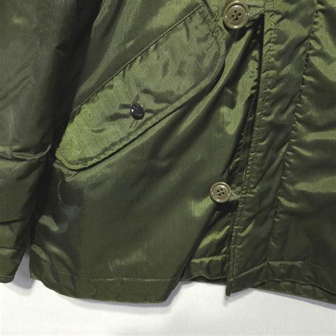Vtg 1970s Military Usn Extreme Cold Weather Impermeab Gem