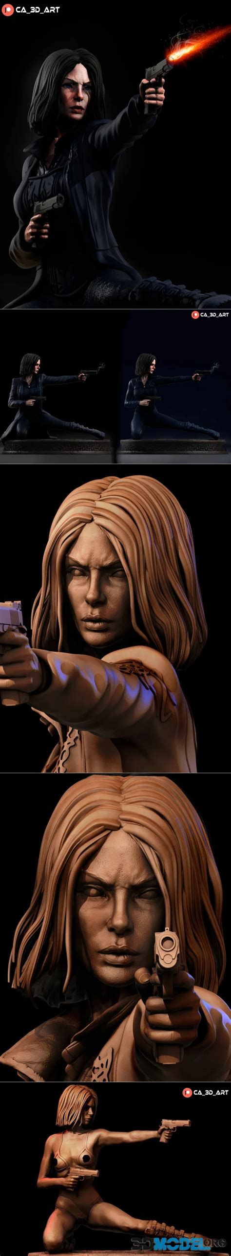 3d Model Selene Underworld Printable
