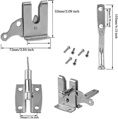 Latch Boltdoor Latchautomatic Door Lockgravity Gate Lockautomatic