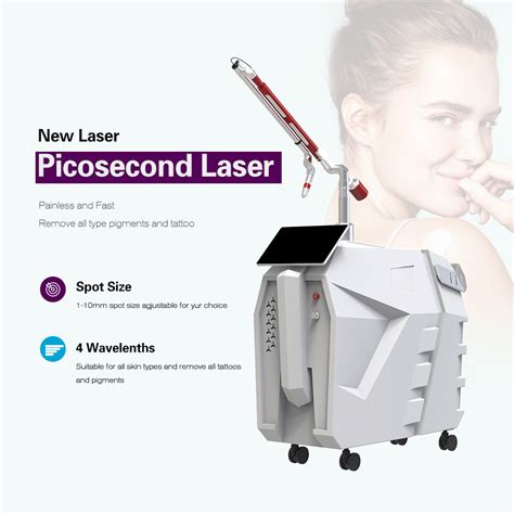 High Power 750ps Picosecond Laser Tattoo Removal Pico Laser Carbon Peeling Machine Picosecond