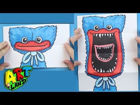 How To Draw A Huggy Wuggy Surprise Fold Artofit