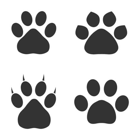 Wildcat Paw Print Stencil