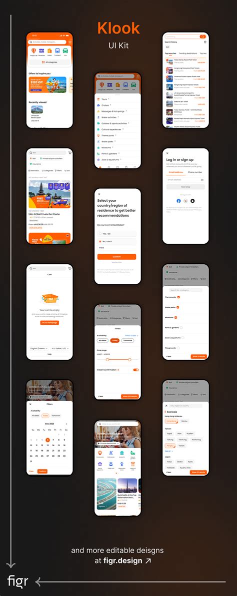 Make Klook Ui Your Own By Figr Design On Dribbble