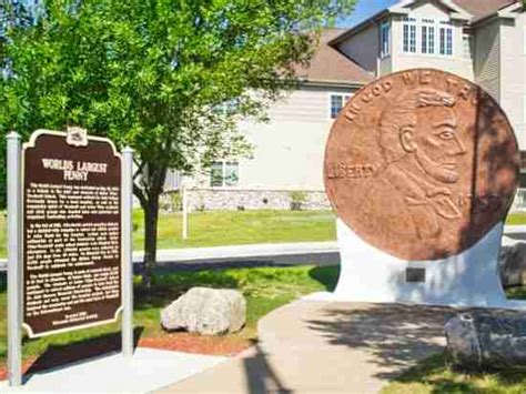 Historical Marker Worlds Largest Penny State Parks Journey