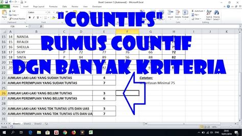 Fungsi Countif Di Excel Bagaimana Cara Menggunakan Formula Ini Images
