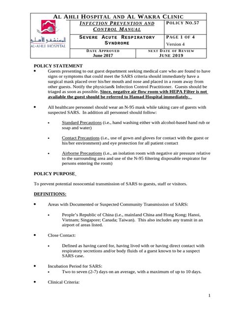 Severe Acute Respiratory Syndrome Pdf Diseases And Disorders Medicine