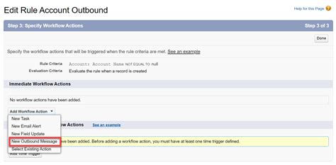 How To Send Outbound Message Using Workflow In Salesforce SalesForce FAQs
