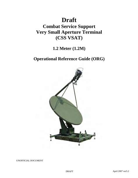 Pdf Chapter 1 Vsat New Pictures · Quick Css Vsat 1 2m System Assembly