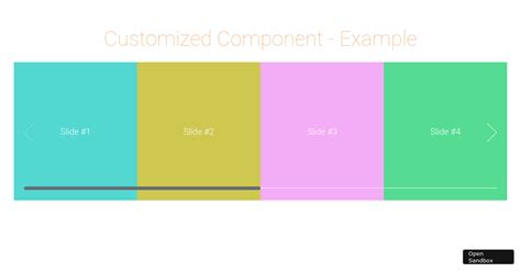 Customized Component Example Forked Codesandbox Customized Component Example Forked Codesandbox