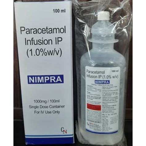 Paracetamol Infusion Ip Manufacturer And Supplier In India